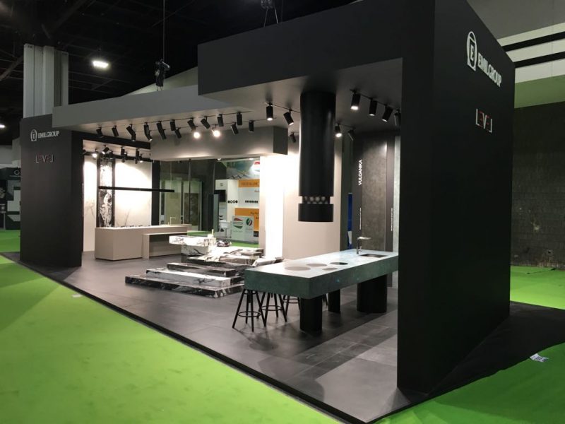 Custom trade show exhibit at Modex with A&M Production